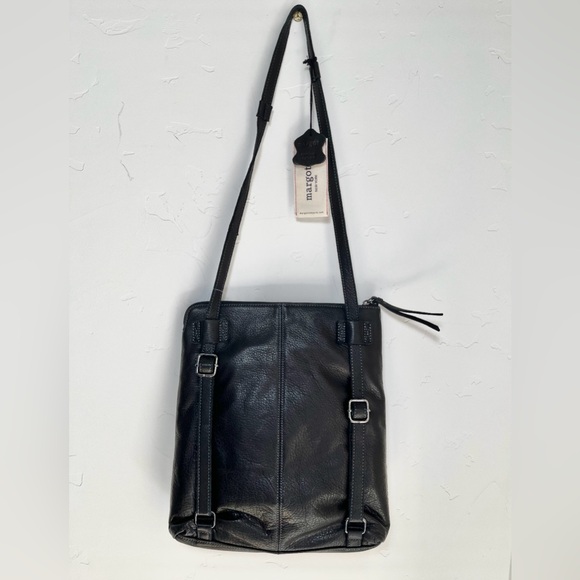margot | Bags | Margot Black Leather Convertible Crossbodybackpack Bag ...